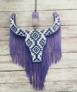 Aztec Bull Skull with Aztec Design (medium size) – Scent Story Freshies