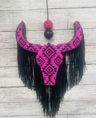 Aztec Bull Skull with Aztec Design (medium size) – Scent Story Freshies